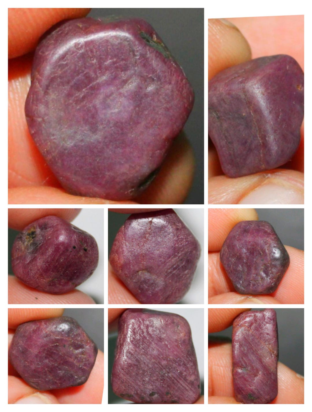 Ruby Rough, AAA Ruby Rough, Untreated Large Ruby, Natural Ruby, Red ...