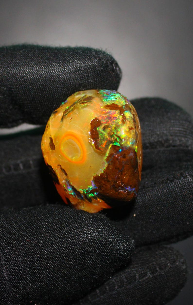 Opal Raw, Ethiopian Opal Raw, Natural Opal Specimen, Welo Fire Opal ...