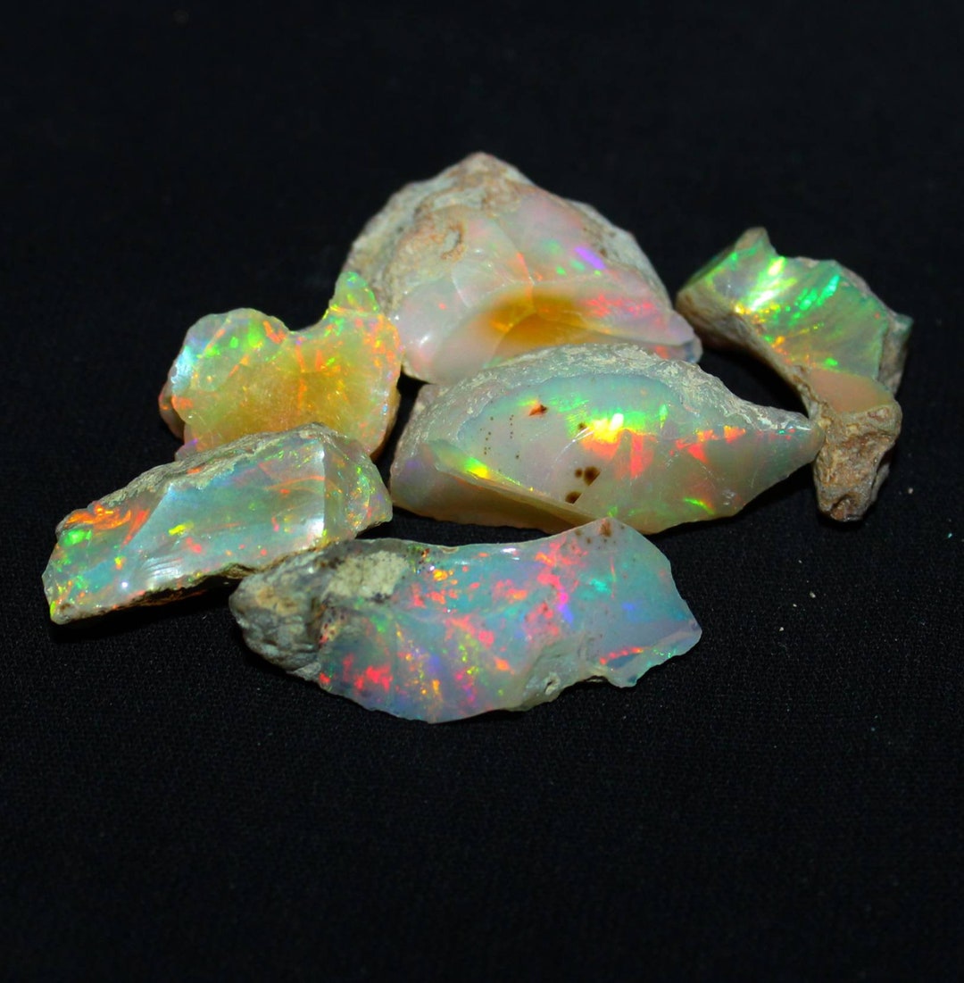 Opal Rough 100 Cts AAA Natural Ethiopian Opal Rough Dry Opal Rough ...