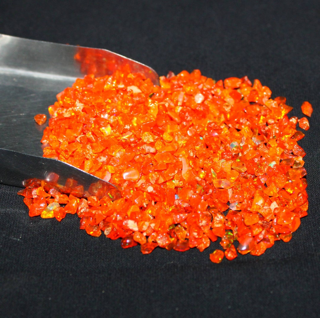 Orange Opal Rough, Ethiopian Opal, Polished Orange Opal, Welo Fire Opal ...