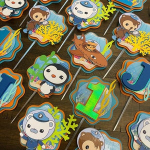 The Octonauts Cupcake Toppers | the Octonauts Toppers | the Octonauts ...