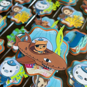 The Octonauts Cupcake Toppers | the Octonauts Toppers | the Octonauts ...
