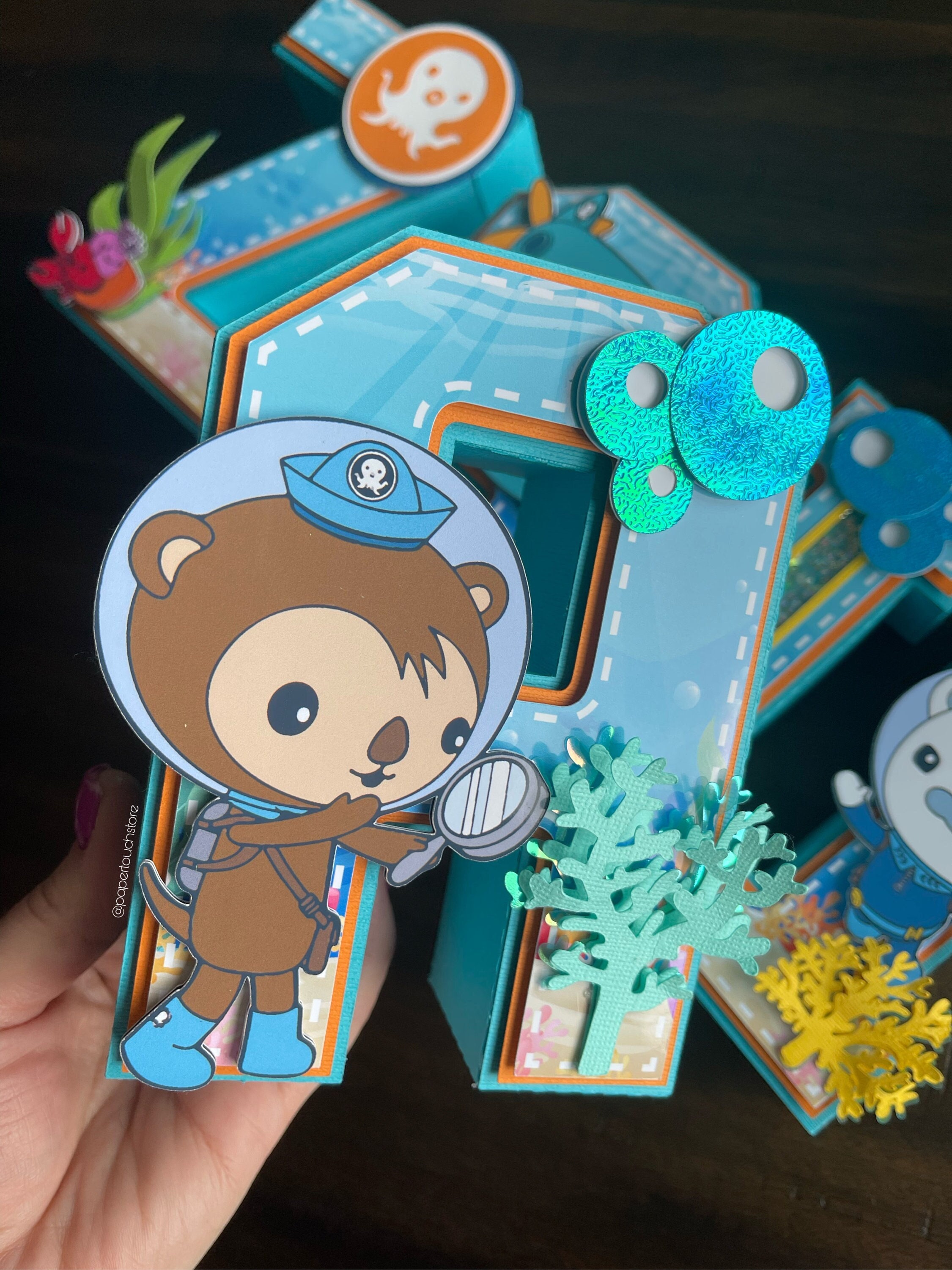 The Octonauts 3D Letters Custom 3D Letters Personalized - Etsy