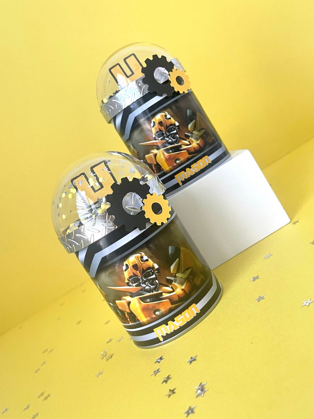 Transformers Party Favor Pack | Customized Treats Custom Chip Cans ...