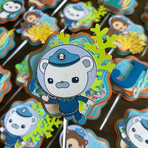 The Octonauts Cupcake Toppers | the Octonauts Toppers | the Octonauts ...