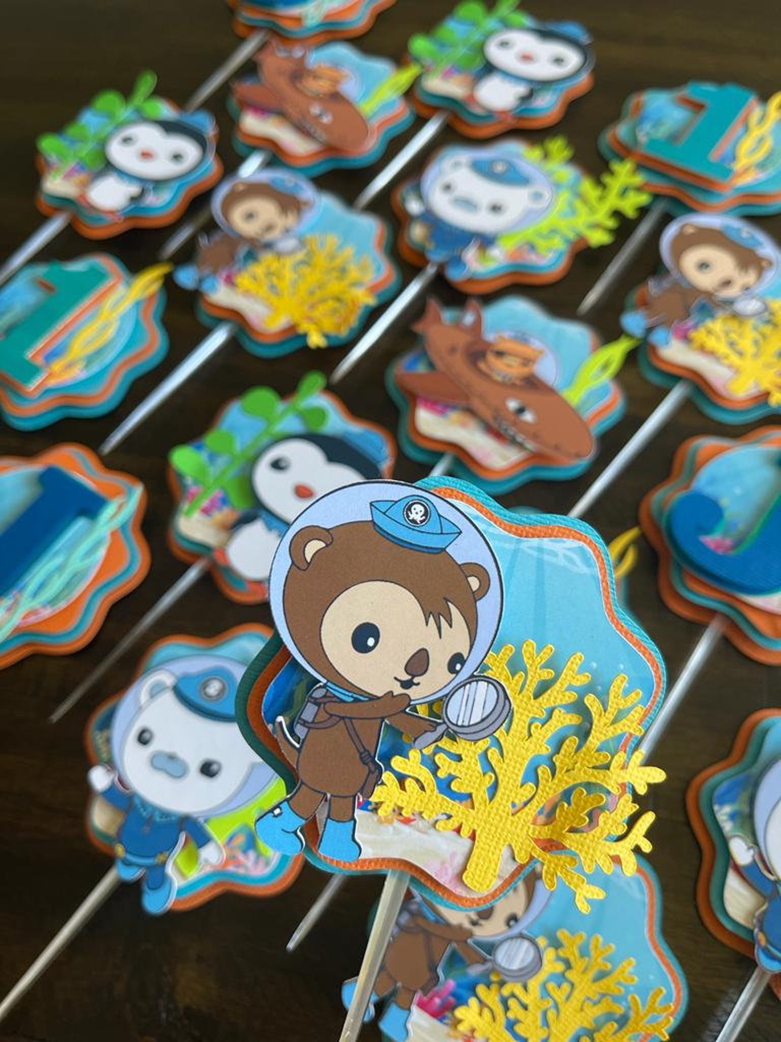 The Octonauts Cupcake Toppers The Octonauts Toppers The Etsy