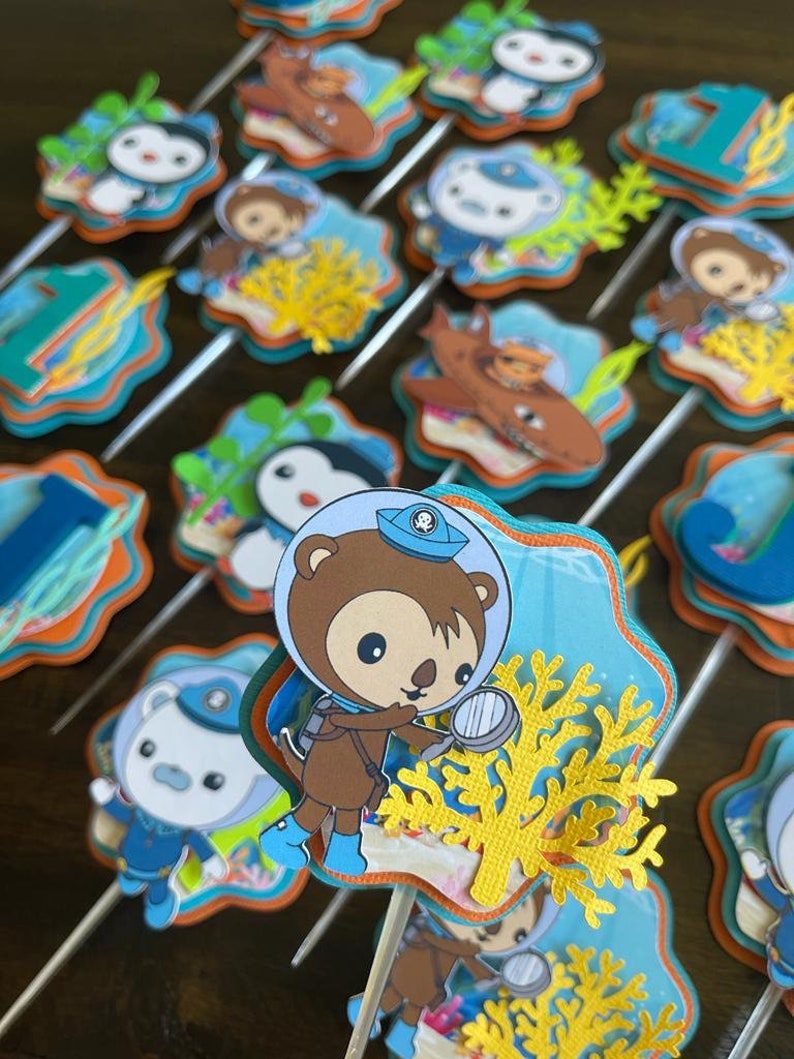 The Octonauts Cupcake Toppers | the Octonauts Toppers | the Octonauts ...