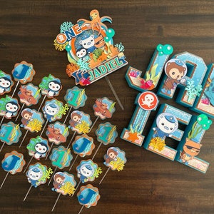 The Octonauts Cupcake Toppers | the Octonauts Toppers | the Octonauts ...