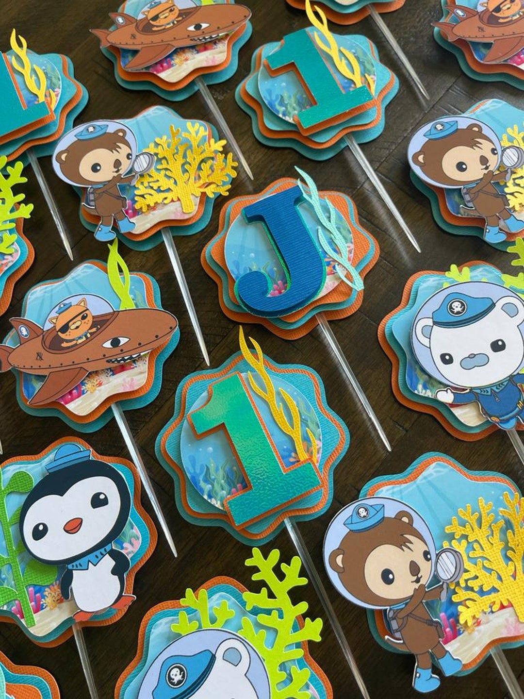 The Octonauts Cupcake Toppers The Octonauts Toppers The Octonauts