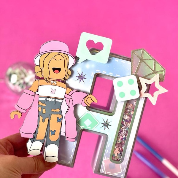 Roblox Party Letter - Etsy