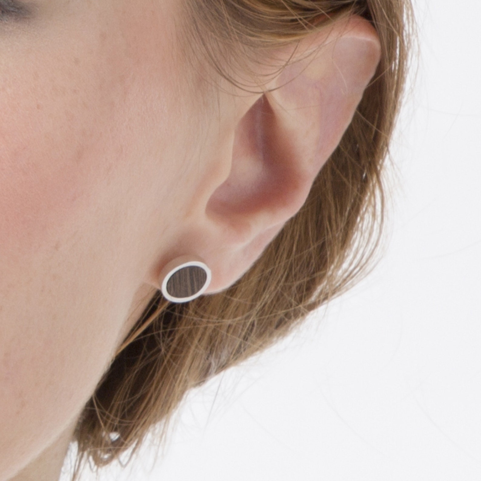 Wood Stud Earrings Men, Earthy Earrings Men, Mens Stud Earrings, Wooden ...