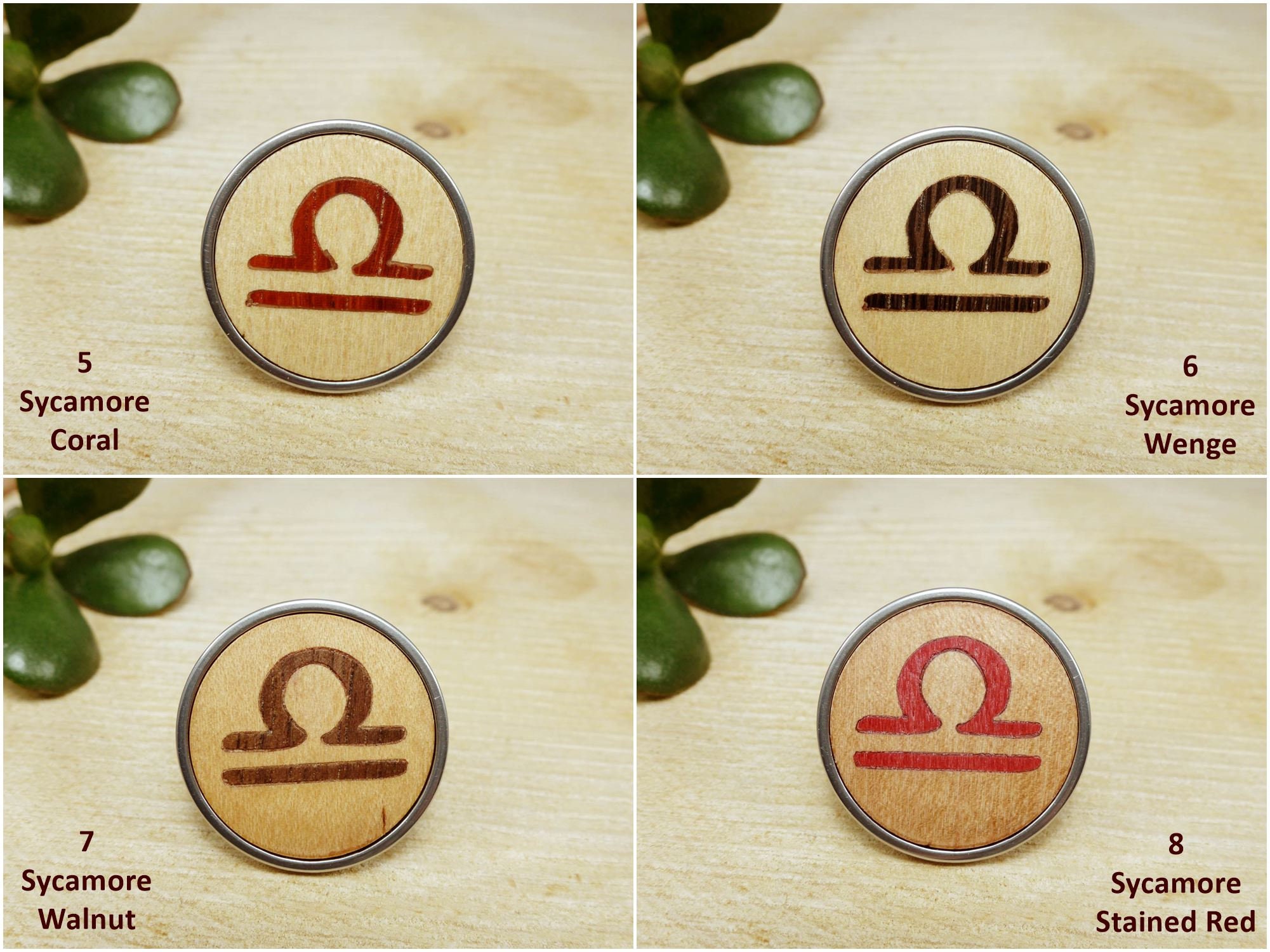 Libra Ring Women, Love Environment Ring, Libra Sign Ring, Handmade Wood ...