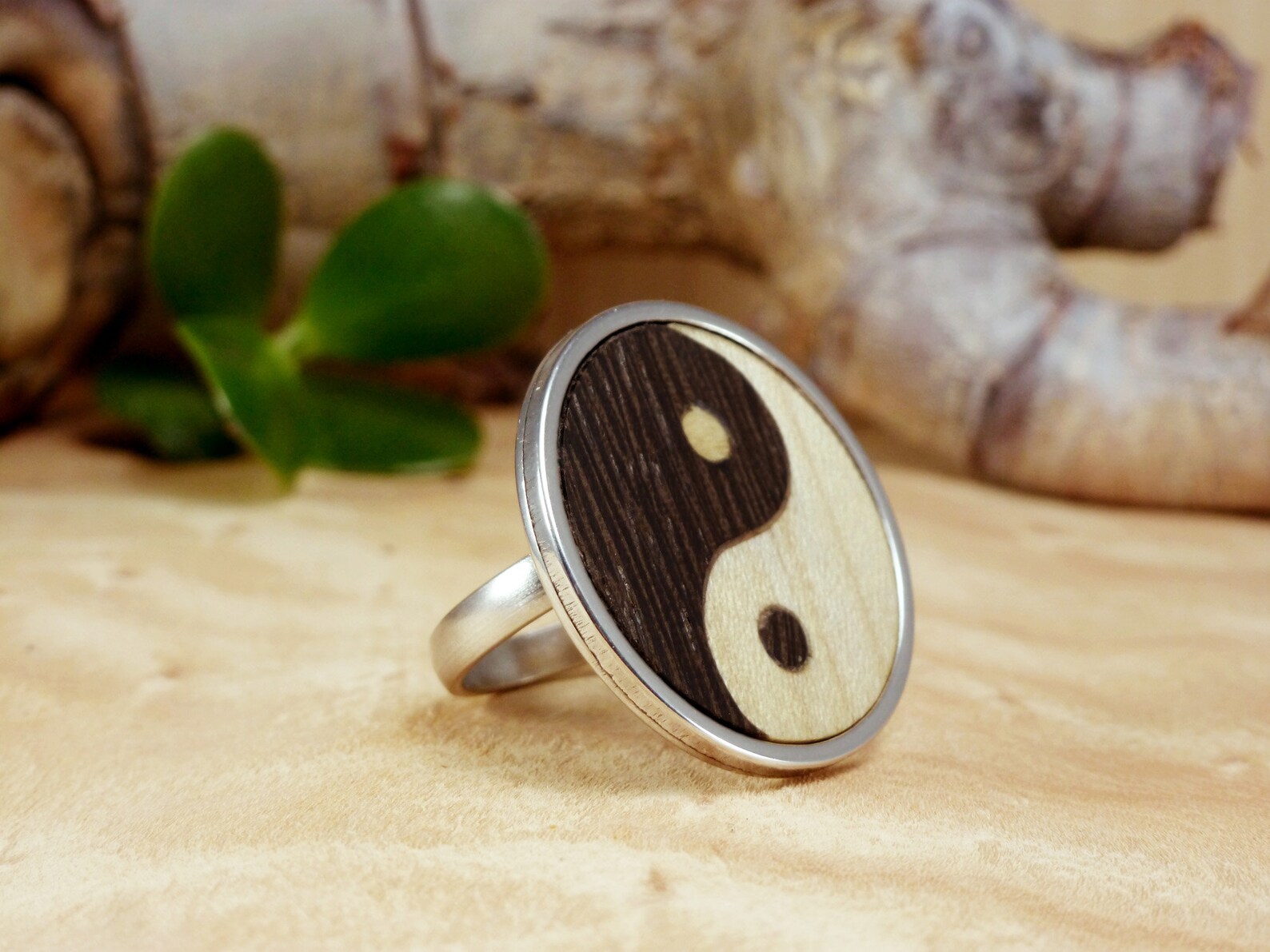 Yin Yang Ring, Yin Yang Wood Ring, Yin Yang Steel Ring, Yin Yang ...