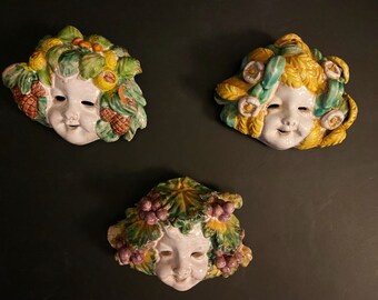 Italian Pottery Mask | Etsy