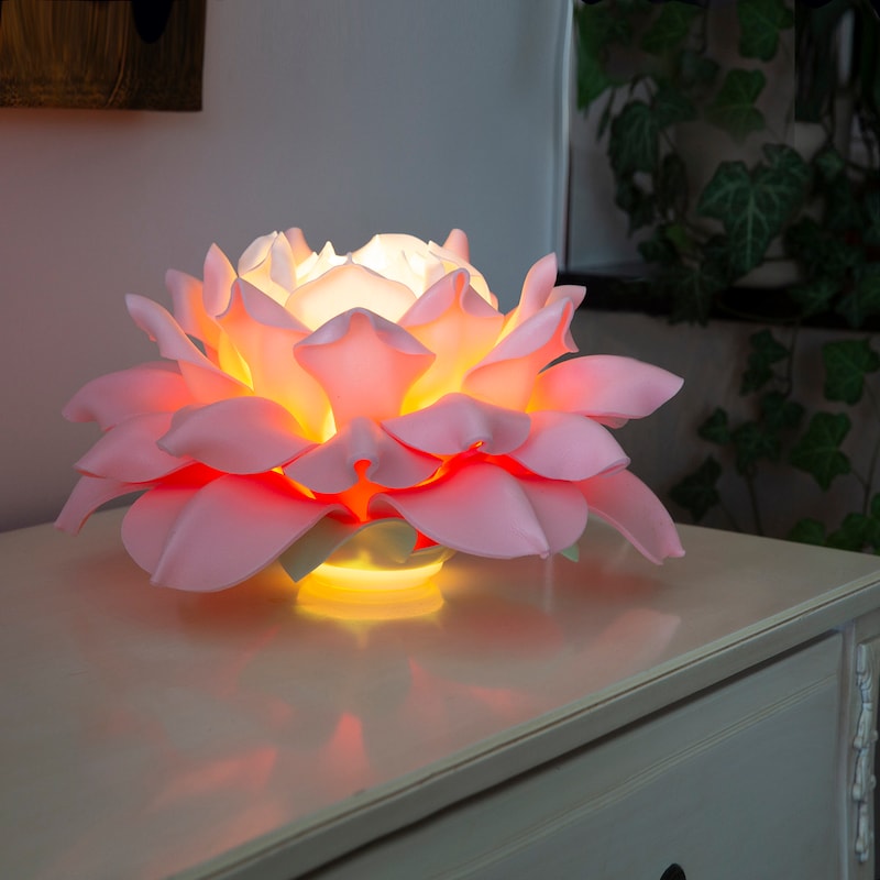 Flower Lamp - Etsy