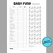 Baby Fund Tracker Printable PDF Editable & Personalized Savings Goal ...