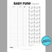 Baby Fund Tracker Printable PDF Editable & Personalized Savings Goal ...