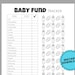 Baby Fund Tracker Printable PDF Editable & Personalized Savings Goal ...