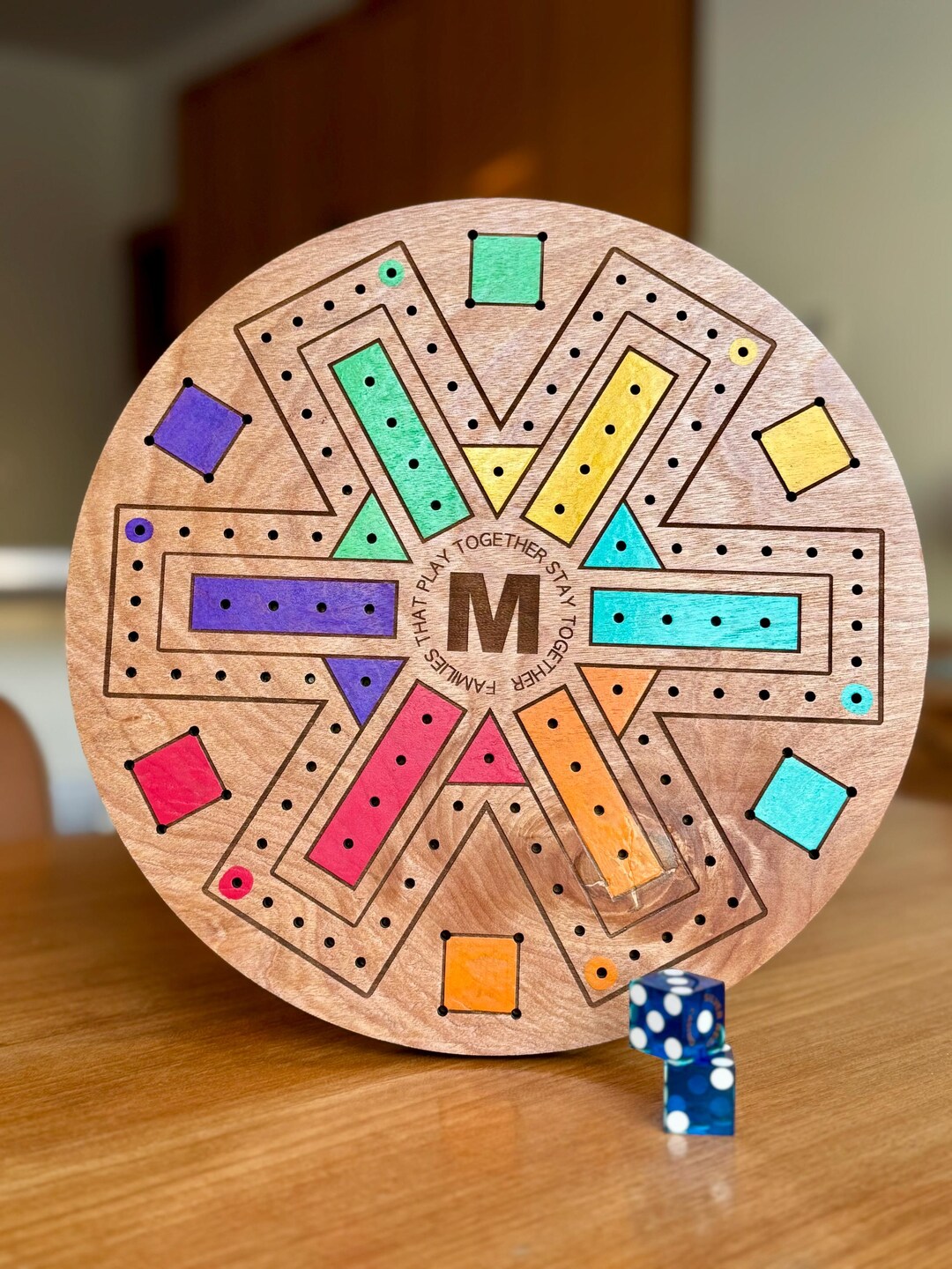 Aggravation Game Board (six Players) Laser Cut File - Etsy