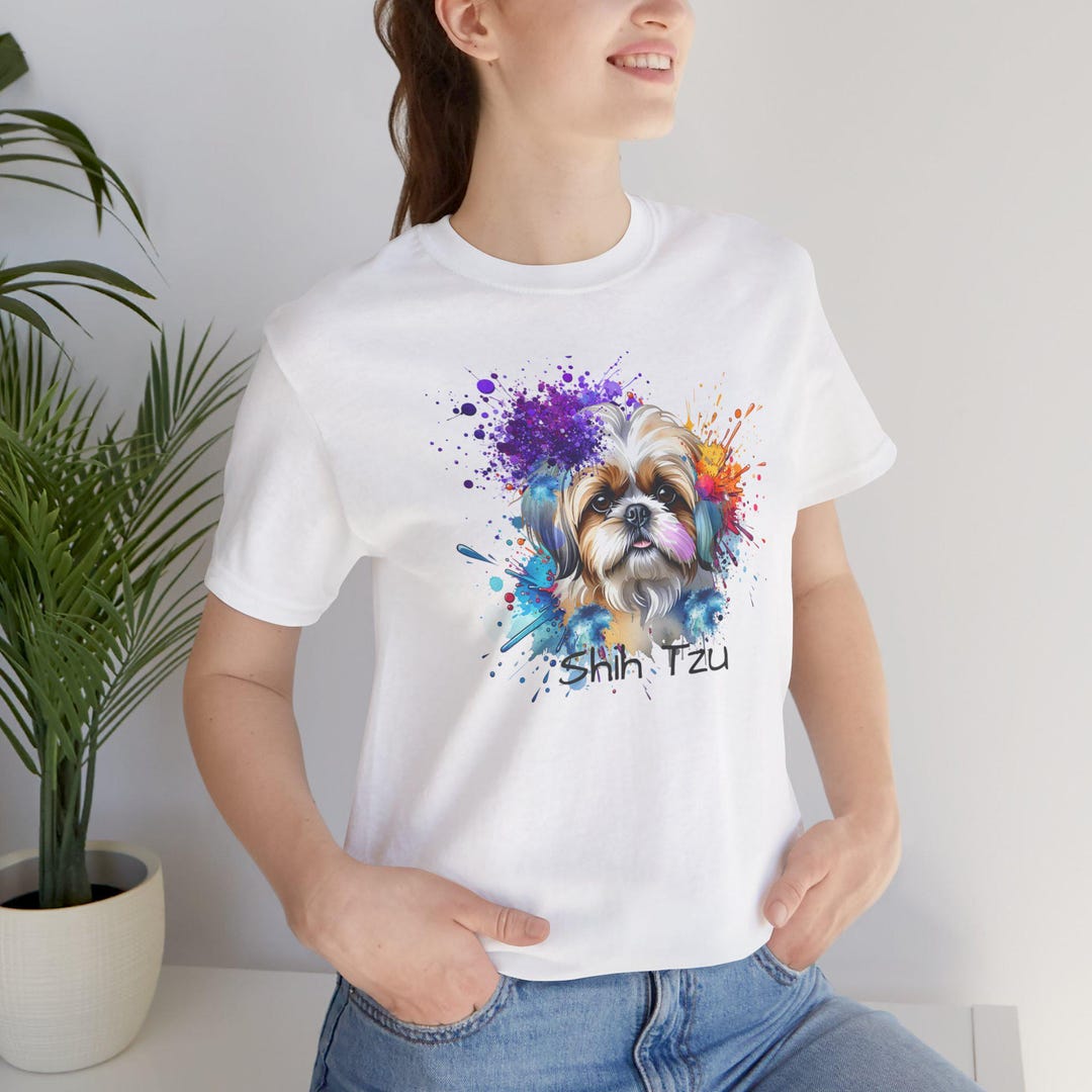 Unisex Jersey Short Sleeve Tee, Shih Tzu - Etsy