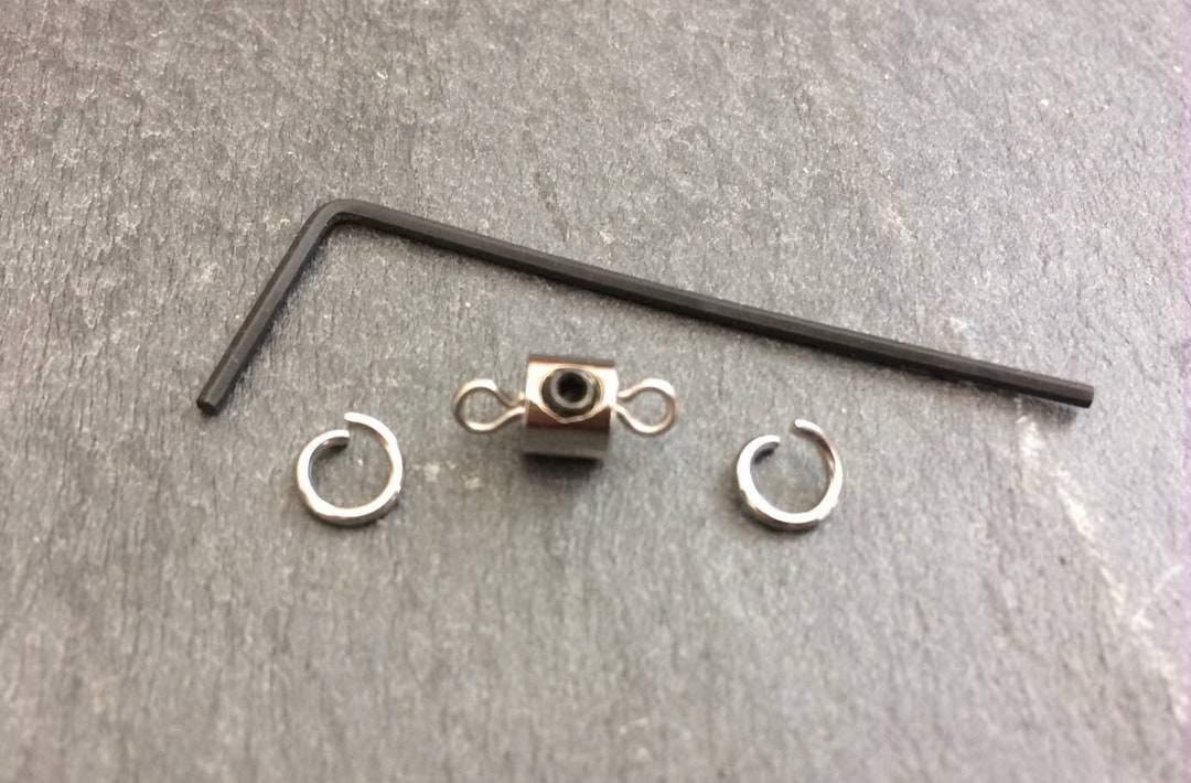 Collar Hex Lock Set | Locking Hex Clasp | Necklace Locking Set - Etsy