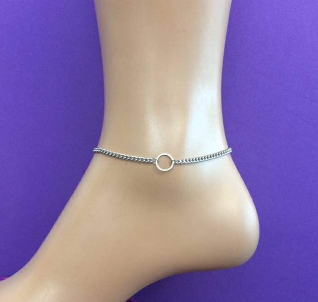 24/7 Locking 10mm Geo O Ring Sub Bracelet or Anklet | Dainty Discreet ...