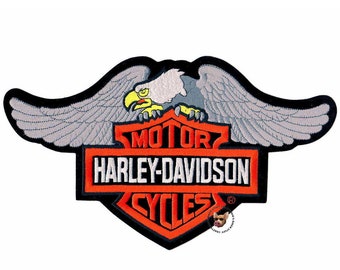 Harley Wing Patch | Etsy
