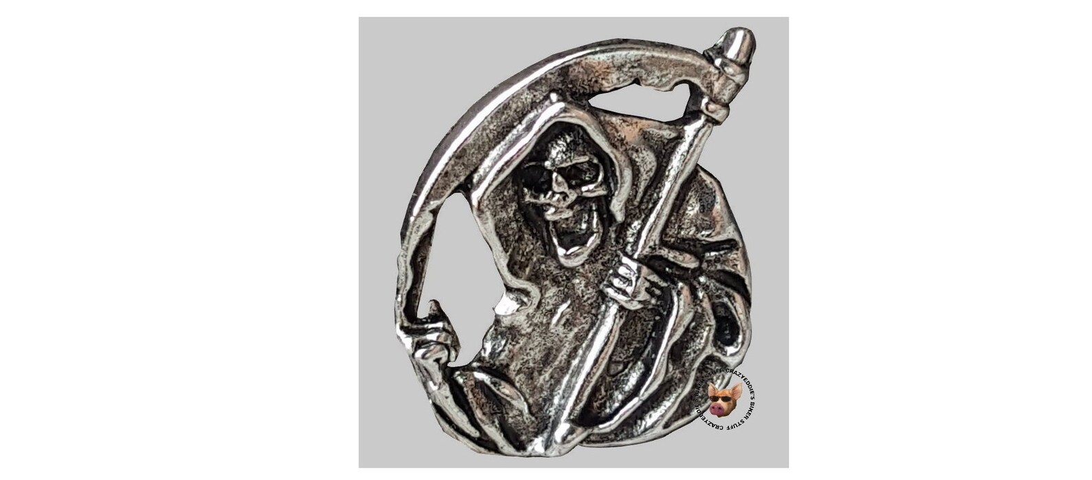 Grim Reaper Vest Pin Made in the USA Motorcycle Biker Jacket - Etsy