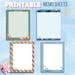Printable Memo Sheets - Etsy