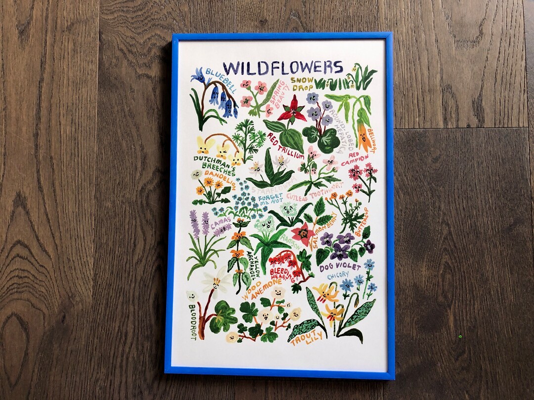 Wildflowers BIG Posters / 11x17 Poster/ Art Print - Etsy