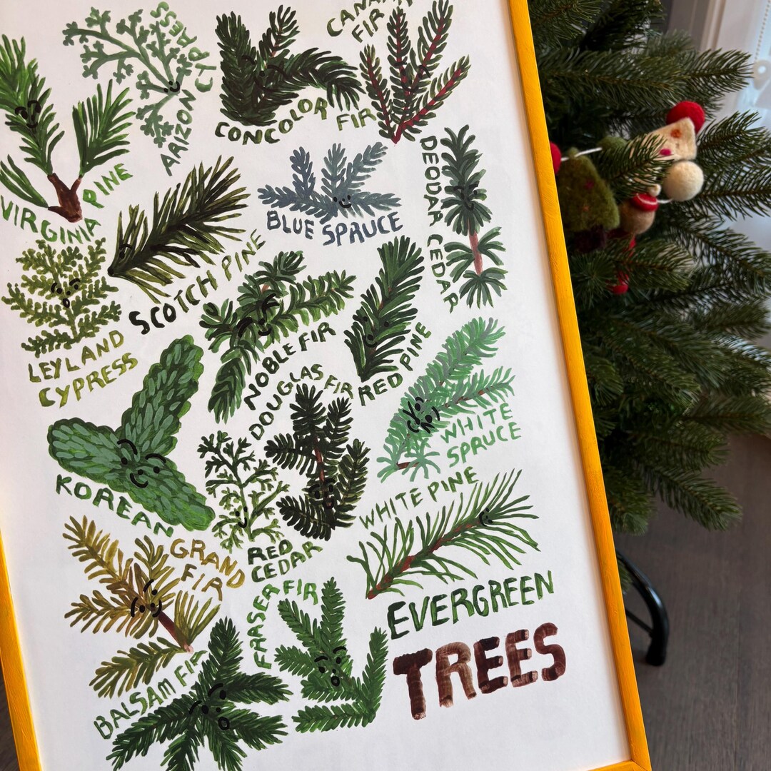 BIG Posters / 11x17 Poster/ Art Print/ Evergreen Tree/dogs/cats ...