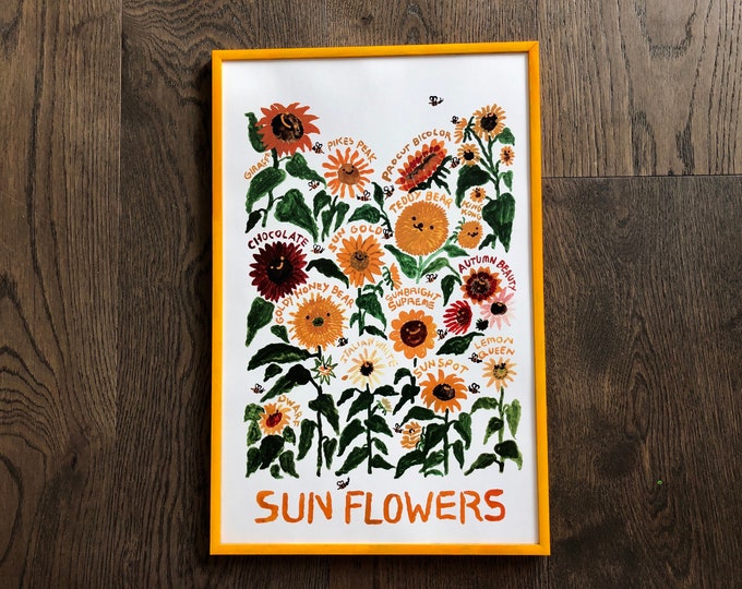 Sunflowers BIG Posters / 11x17 Poster/ Art Print - Etsy