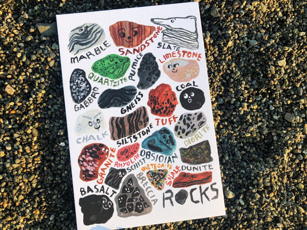 Rocks Mini Posters /6x9 Poster/ Art Print/ Super Premium Paper 32pt ...
