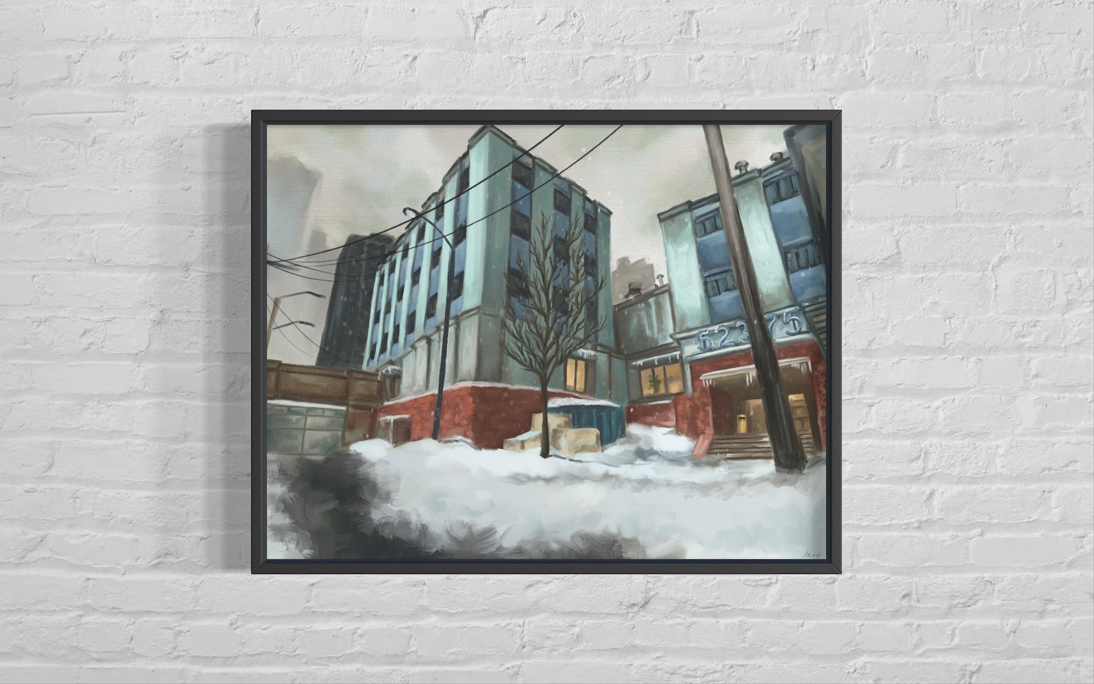CSGO Office Landscape Oil Painting Cs_office 8.5x11 4x6 | Etsy