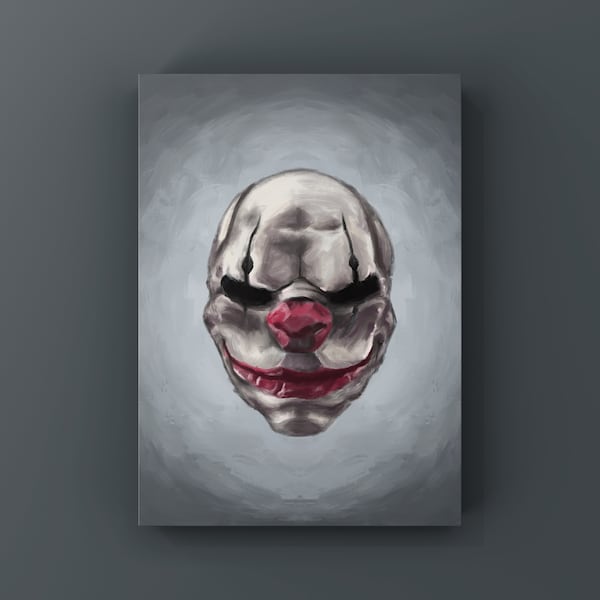 Payday 2 Dallas Mask - Etsy