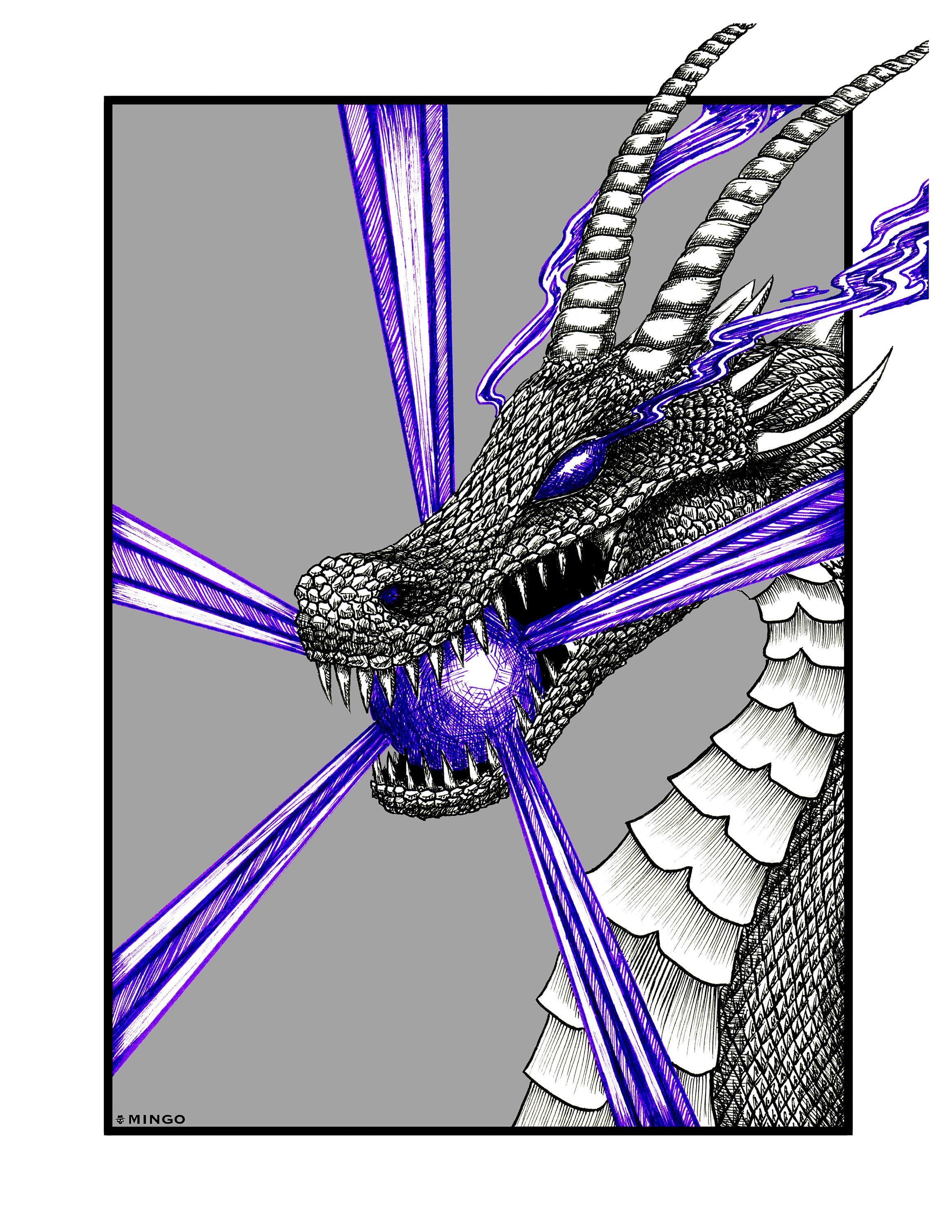 Minecraft Papercraft Mini Enderdragon