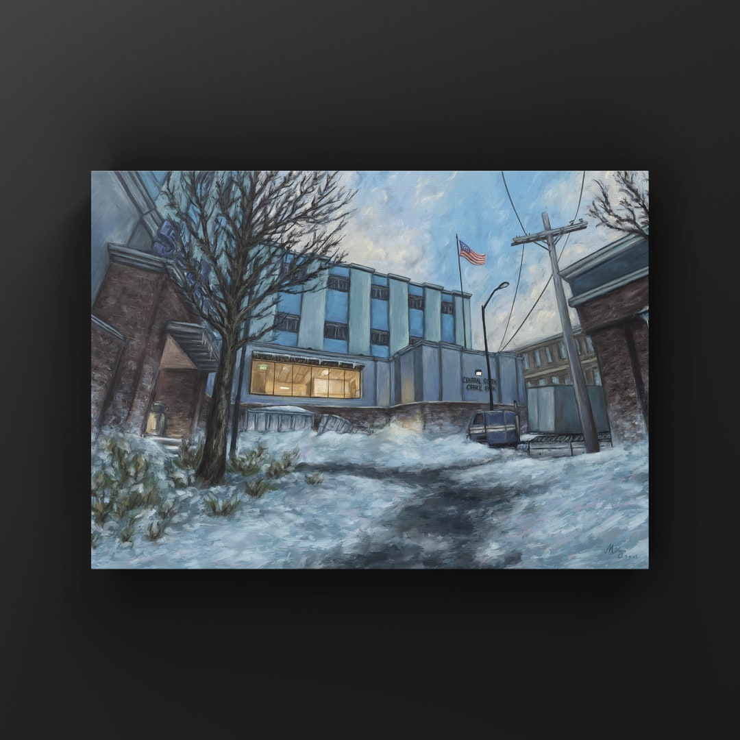CS2 CSGO Office Landscape Oil Painting Cs_office 11x14 24x36 CSGO Merch ...