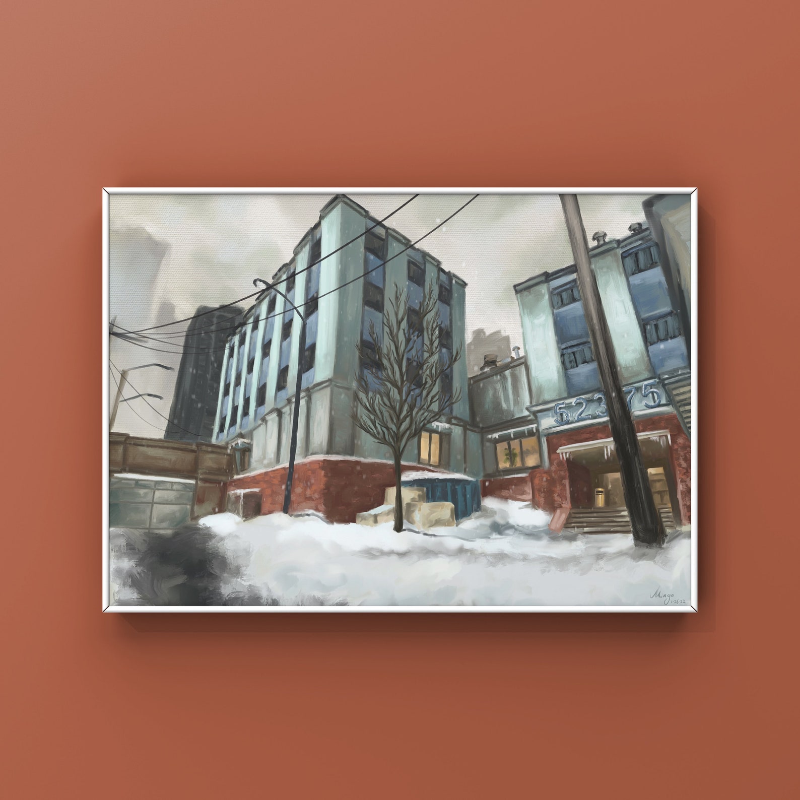 CSGO Office Landscape Oil Painting Cs_office CSGO Merch Postcard CS2 ...
