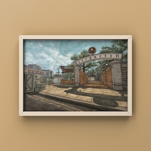 CS2 Overpass Landschaft Ölgemälde | CS GO Merch | ZGO Art | CS2 Gaming ...
