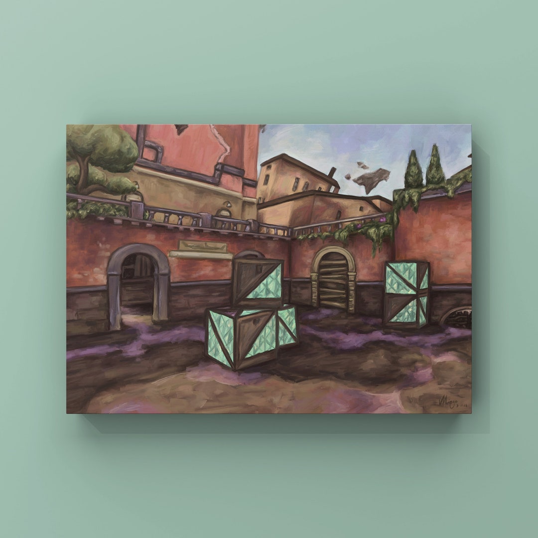 Valorant Ascent Oil Painting Art Print Valorant Game Poster Valorant ...