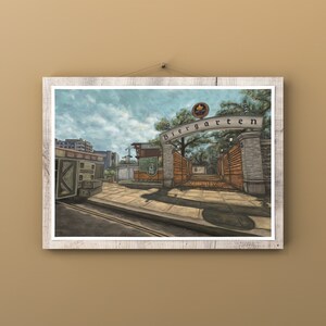 CS2 Overpass Landscape Oil Painting CSGO Merch CSGO Art CS2 Gaming ...