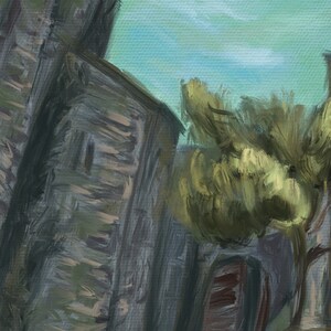 CSGO Cobblestone Landscape Oil Painting CSGO Merch Postcard CS2 Gaming ...