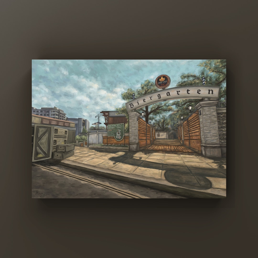 CS2 Overpass Landscape Oil Painting CSGO Merch CSGO Art CS2 Gaming ...