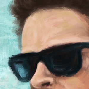 Callmekevin Art Portrait Oil Painting Print | CMK Gaming Poster ...