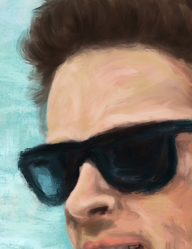 Callmekevin Art Portrait Oil Painting Print CMK Gaming - Etsy