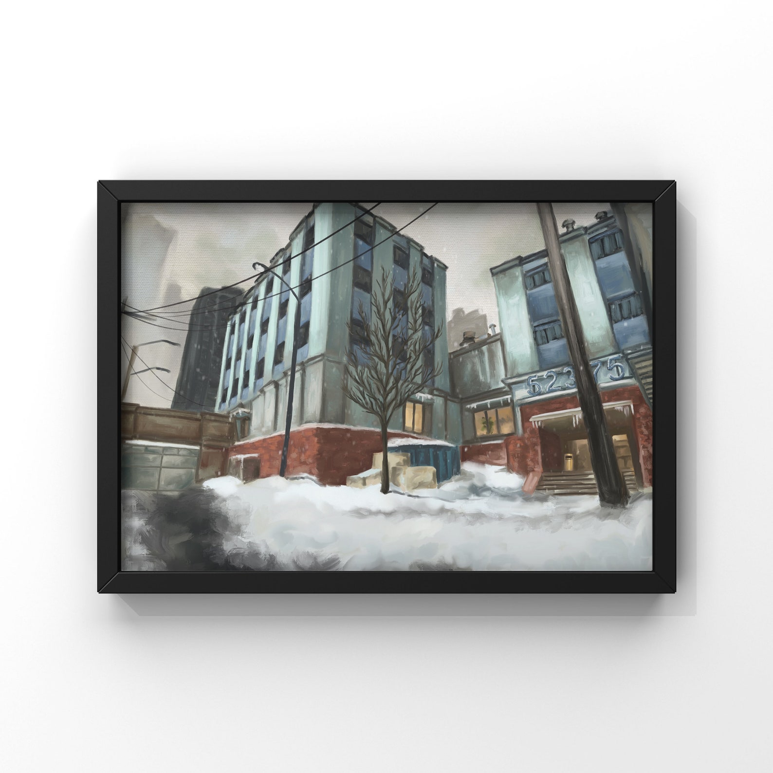 CSGO Office Landscape Oil Painting Cs_office CSGO Merch Postcard CS2 ...