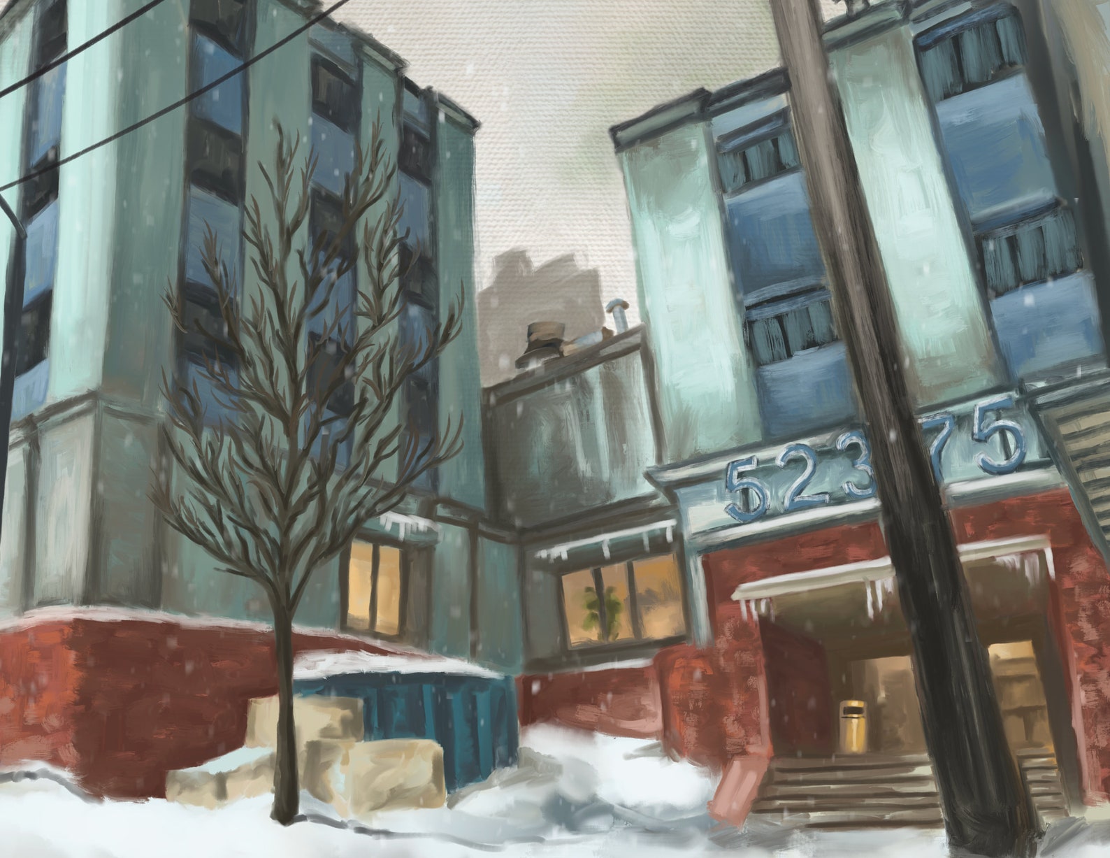 CSGO Office Landscape Oil Painting Cs_office 8.5x11 4x6 | Etsy