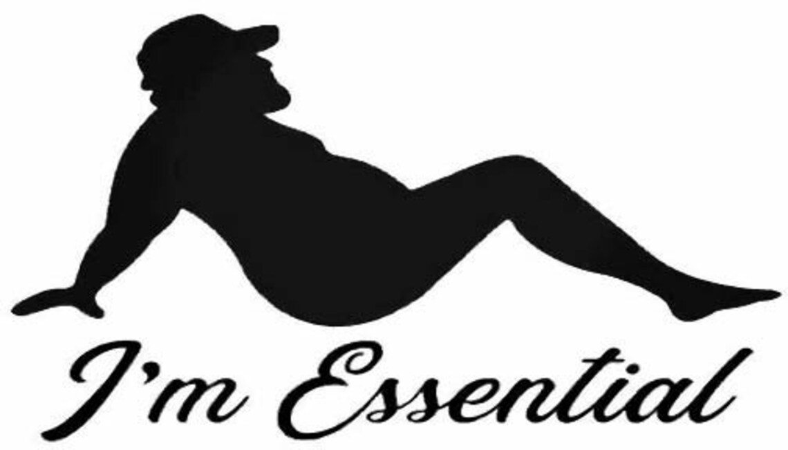 Im Essential Fat Guy Car Decal Funny Window Vinyl Sticker | Etsy