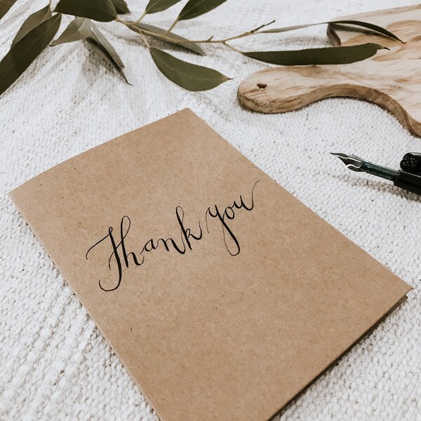 Calligraphy Card - Etsy