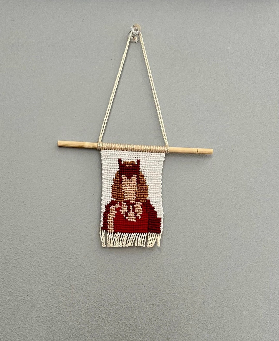 Handmade Woven Scarlet Witch Wanda Wall Hanging Marvel Dc Wandavision ...